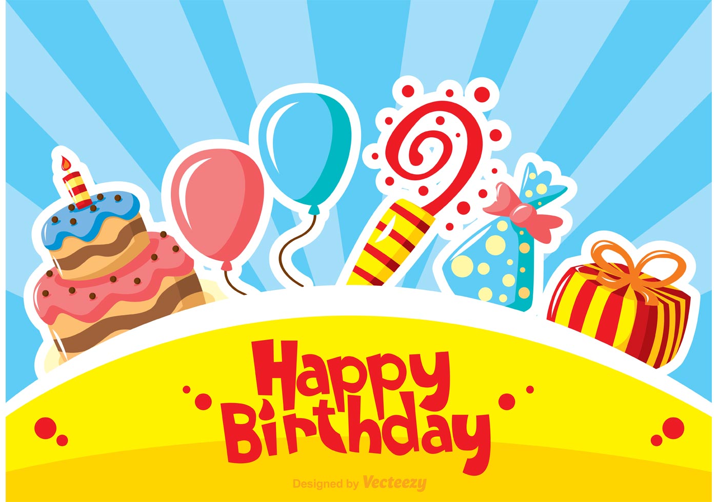 Happy Birthday Vectors Download Free Vector Art Stock Graphics Images