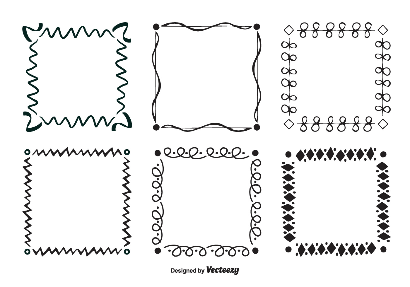 Hand Drawn Scribble Style Vector Frame Set - Download Free Vector Art ... Hand Drawn Scribble Style Vector Frame Set - Download Free Vector Art ...