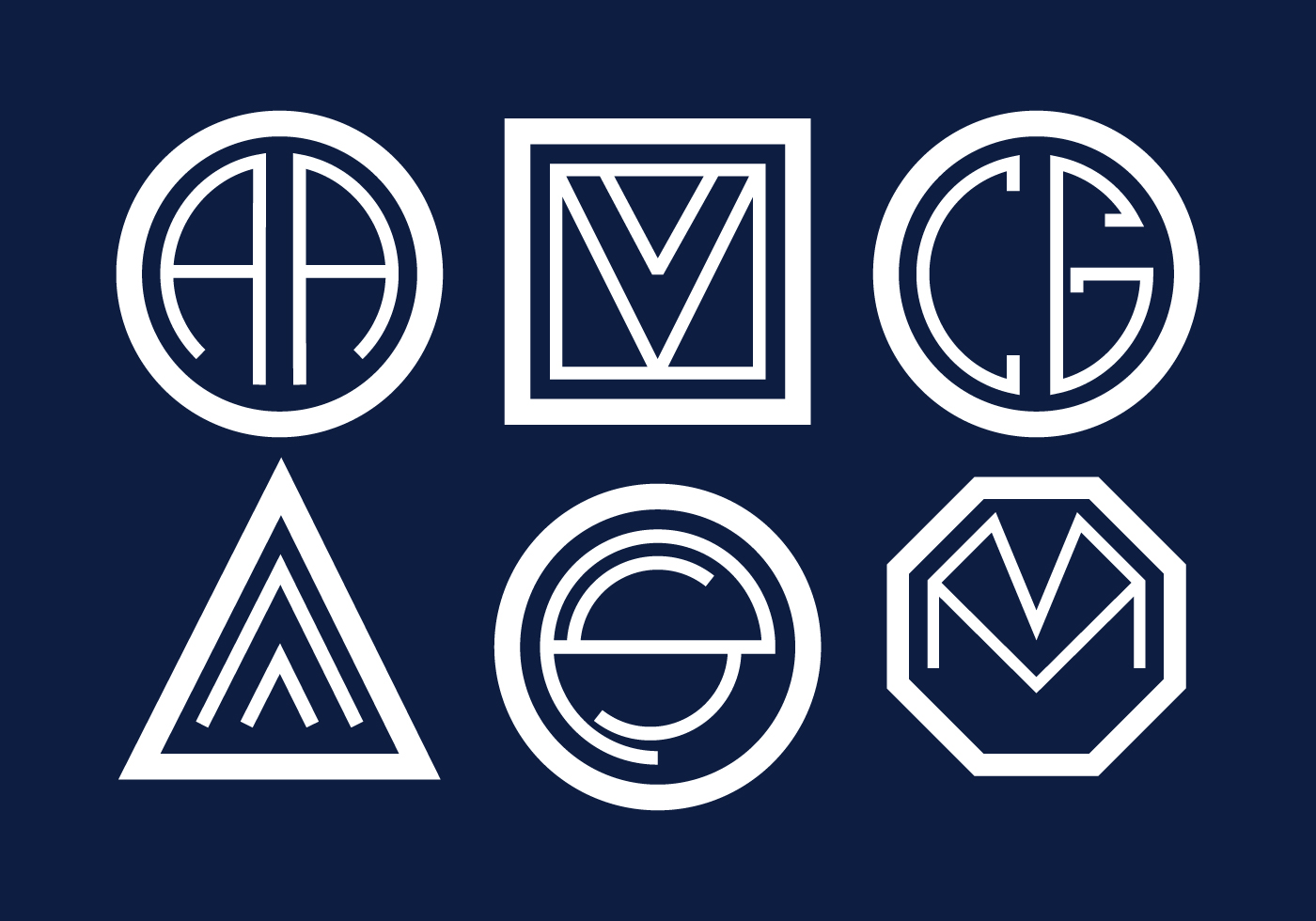 Monograms Vector Download Free Vector Art Stock Graphics And Images