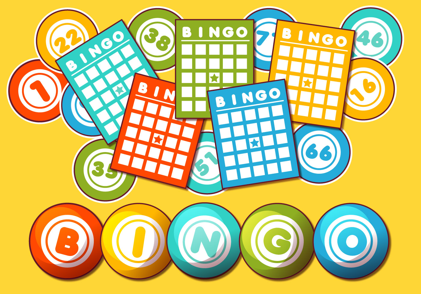 Bingo Card Vector Set Download Free Vector Art Stock Graphics Images