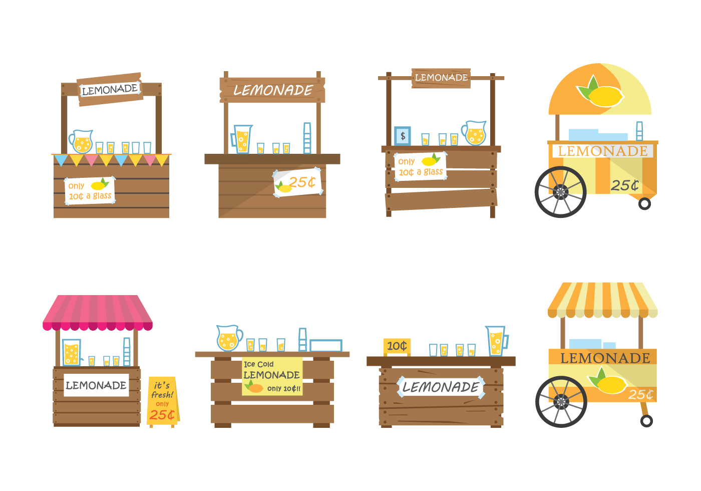 Free Lemonade Stand Vector - Download Free Vector Art, Stock Graphics ... Free Lemonade Stand Vector - Download Free Vector Art, Stock Graphics ...
