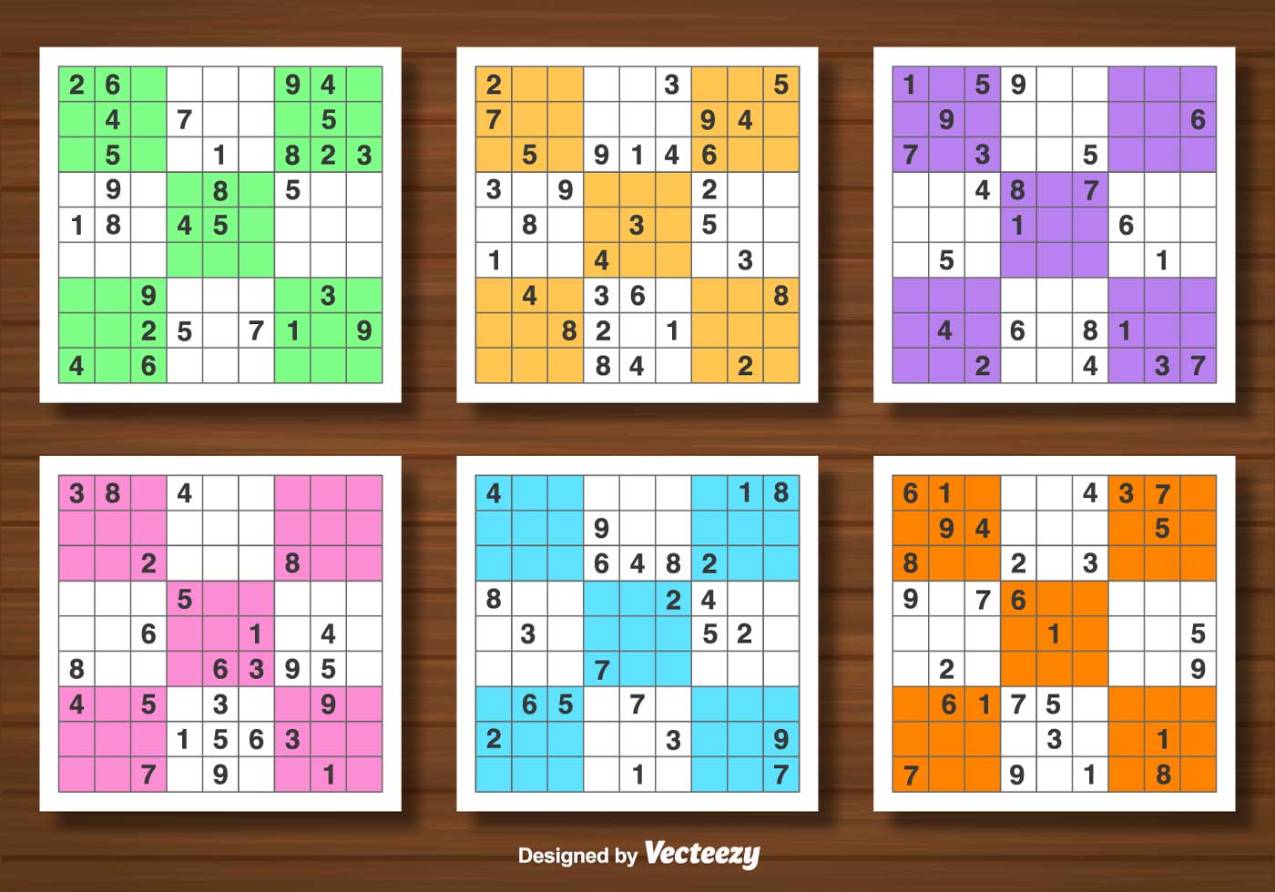 Vector Set Of Sudoku Game Download Free Vector Art Stock Graphics 