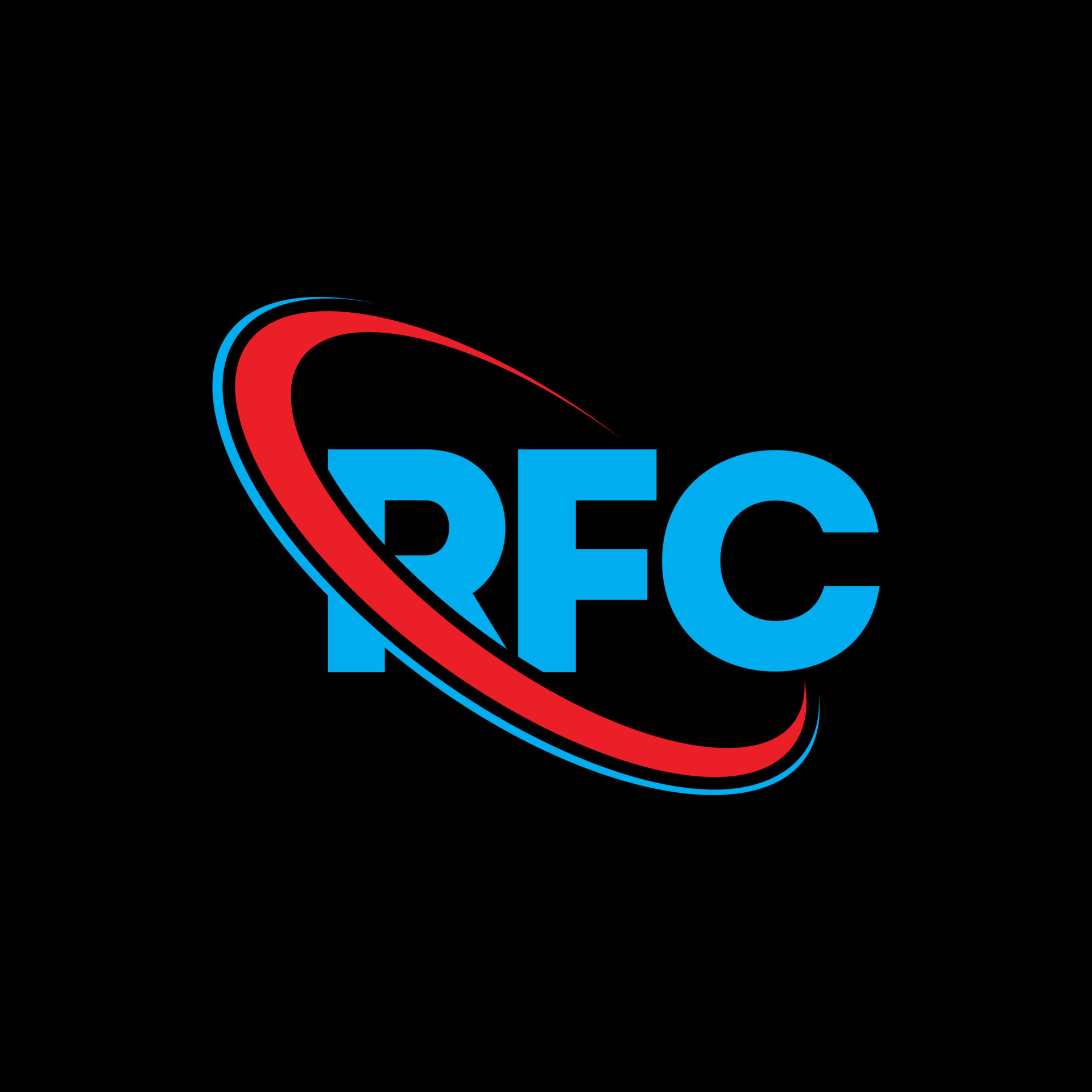 logotipo de rfc letra rfc diseño de logotipo de letra rfc logotipo de