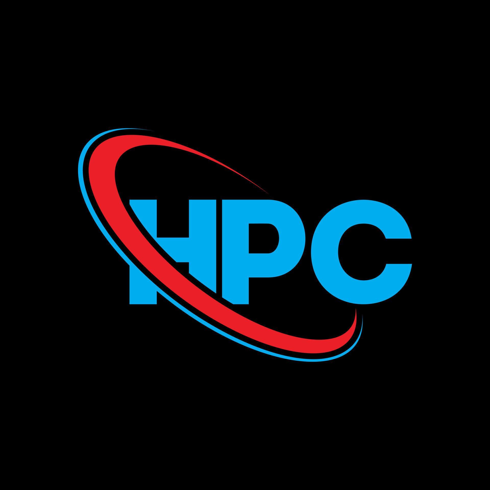 HPC Logo HPC Letter HPC Letter Logo Design Initials HPC Logo Linked