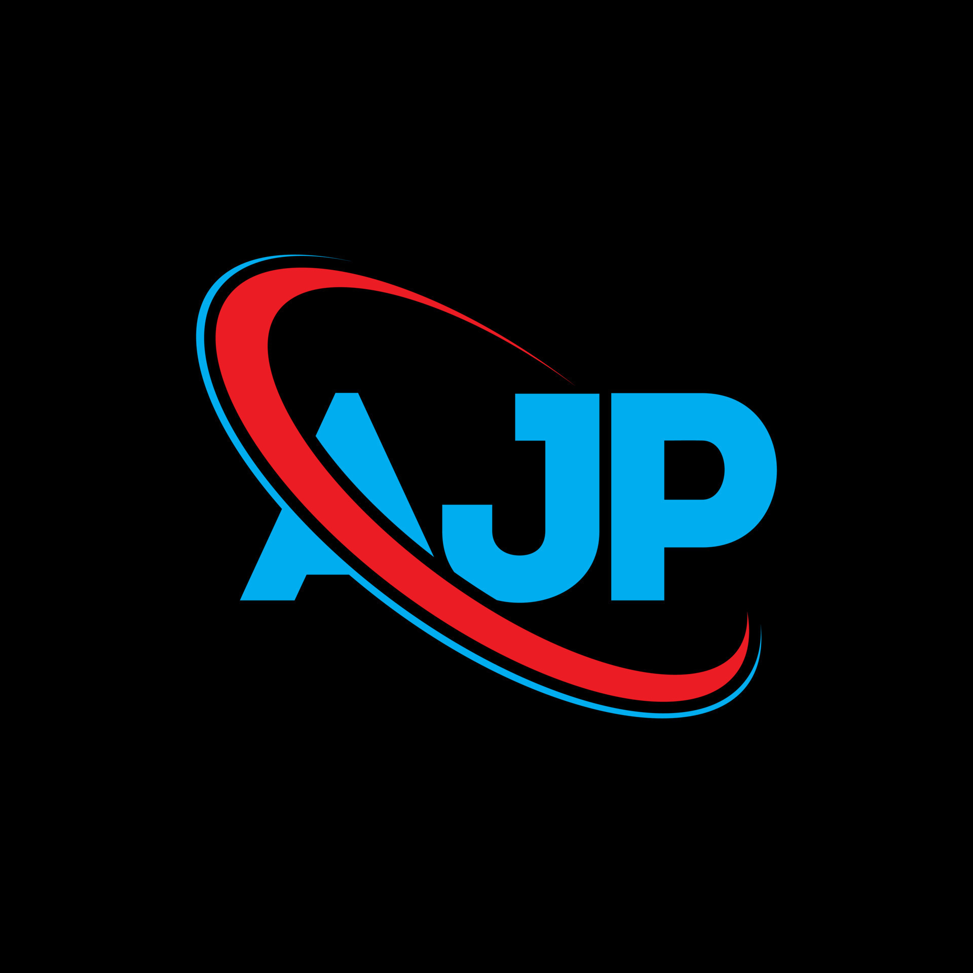 logotipo de ajp carta ajp diseño del logotipo de la letra ajp