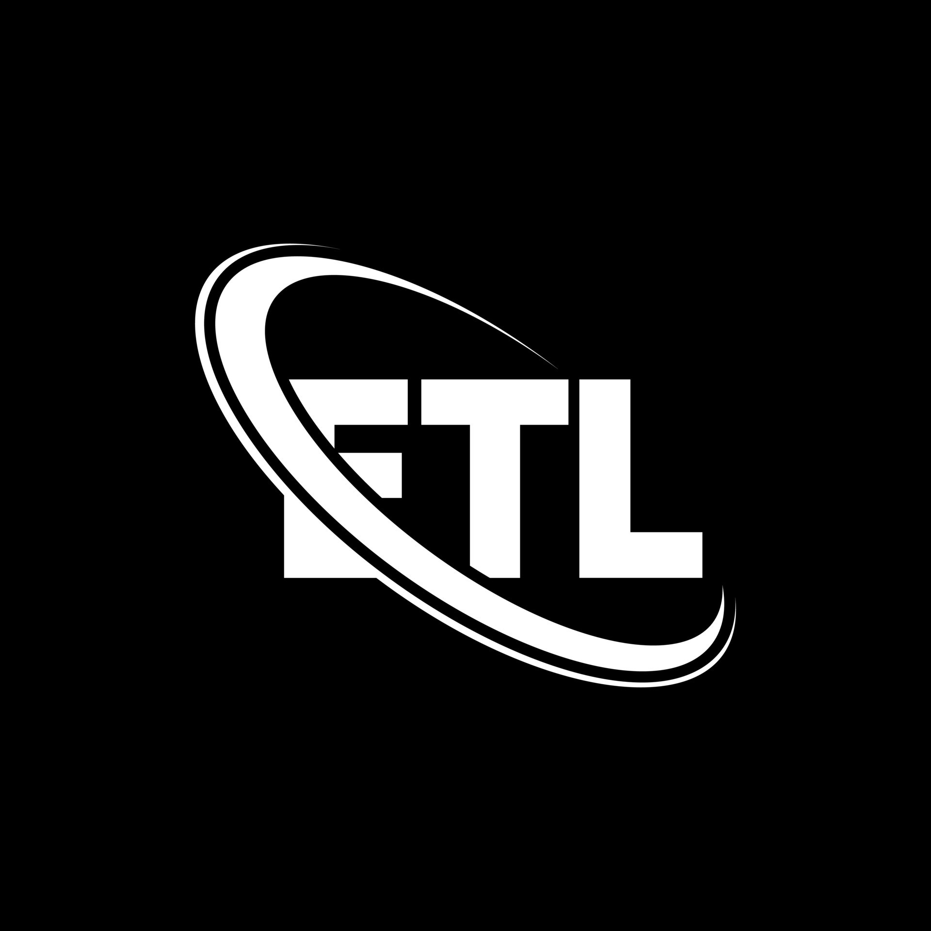 ETL Logo ETL Letter ETL Letter Logo Design Initials ETL Logo Linked