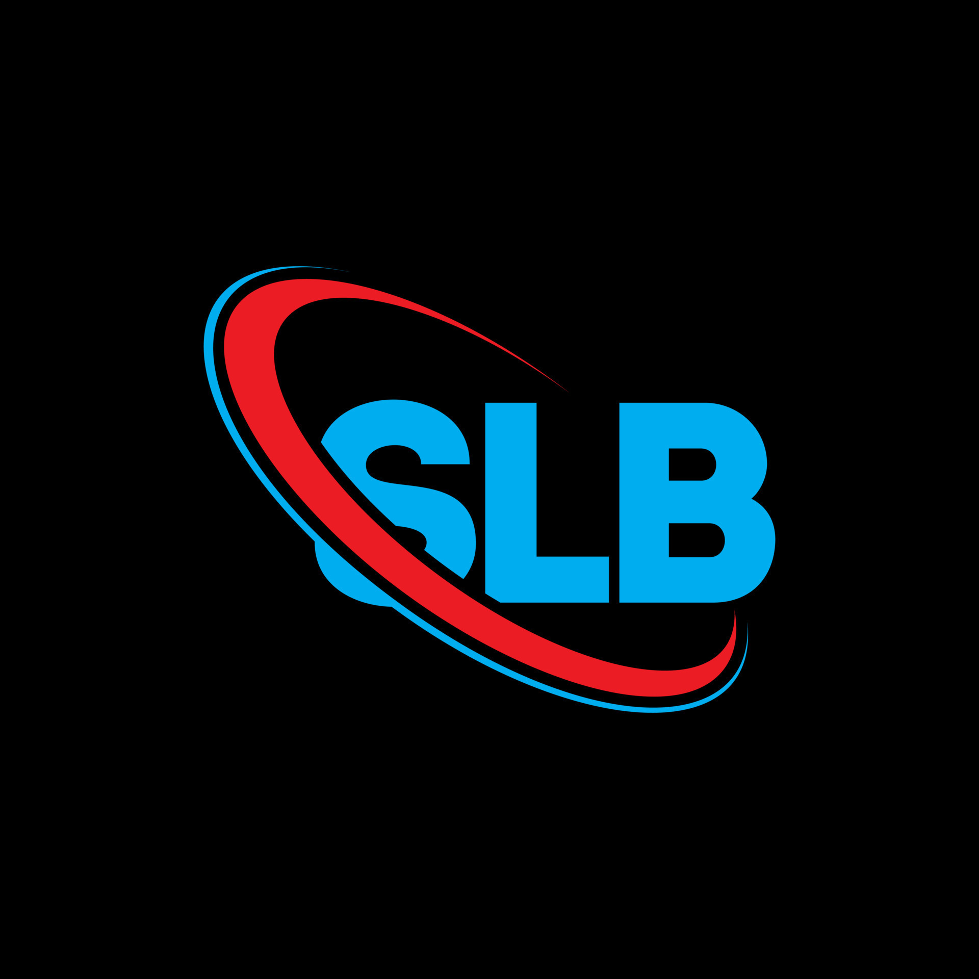 SLB Logo SLB Letter SLB Letter Logo Design Initials SLB Logo Linked