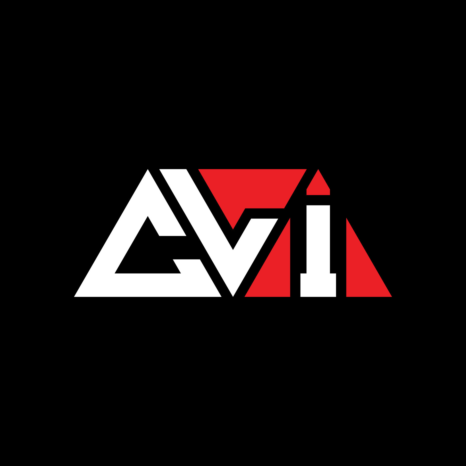CLI Triangle Letter Logo Design With Triangle Shape CLI Triangle Logo