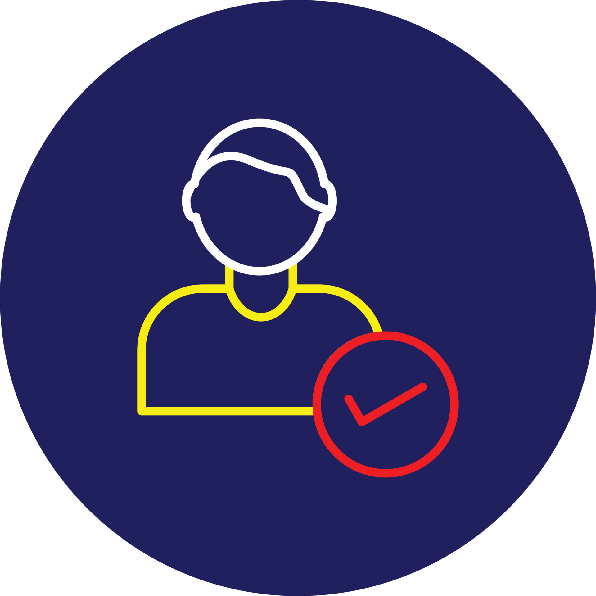 Man Accept Line Multicolor 9587177 Vector Art At Vecteezy