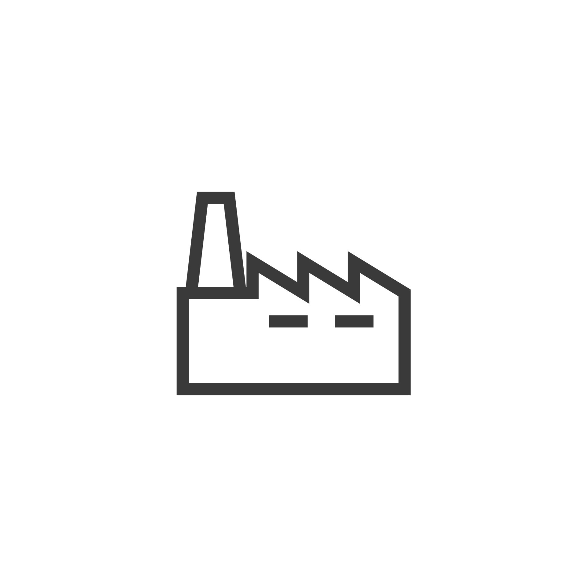 Vector Sign Of The Factory Symbol Is Isolated On A White Background