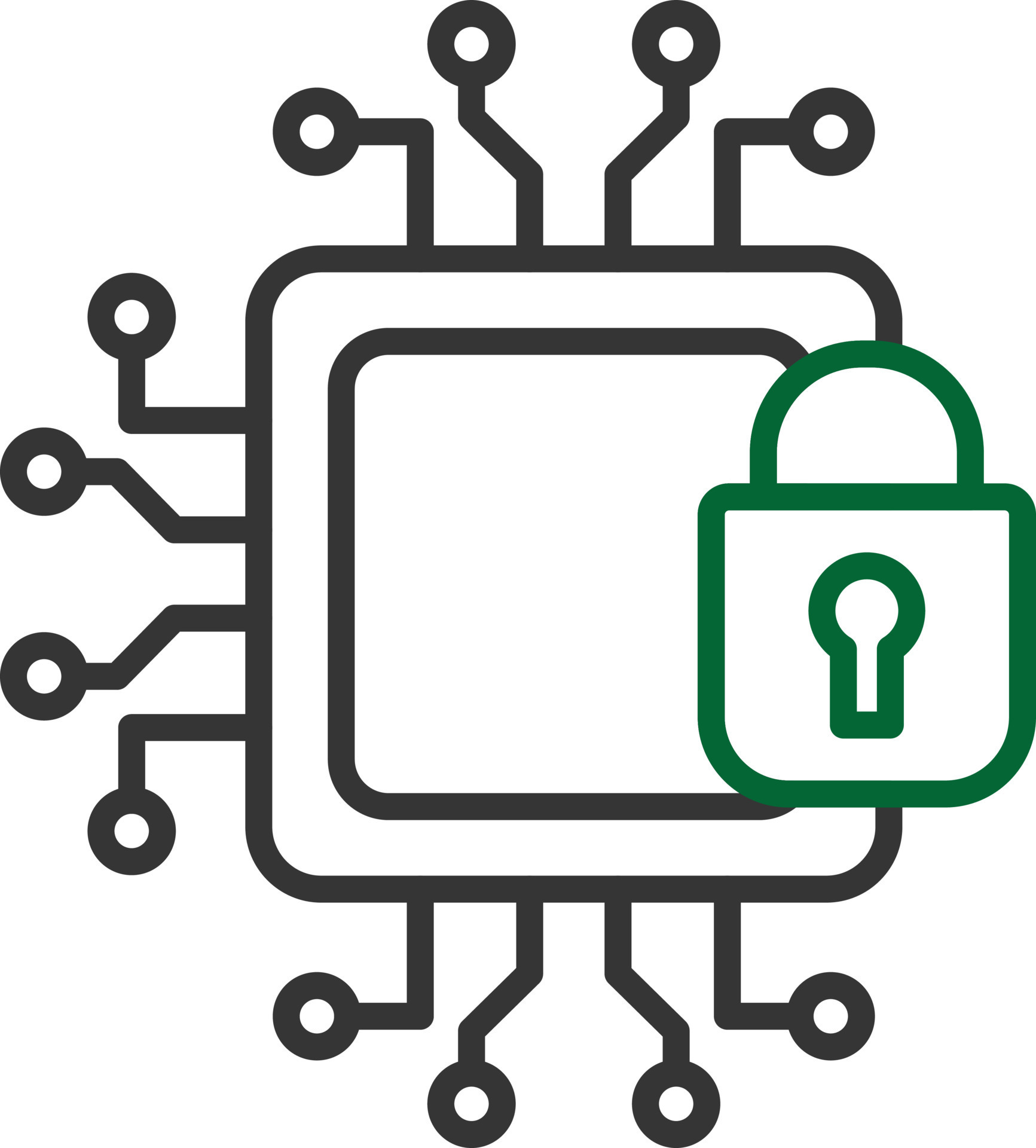 Encrypt Line Two Color 9807644 Vector Art At Vecteezy
