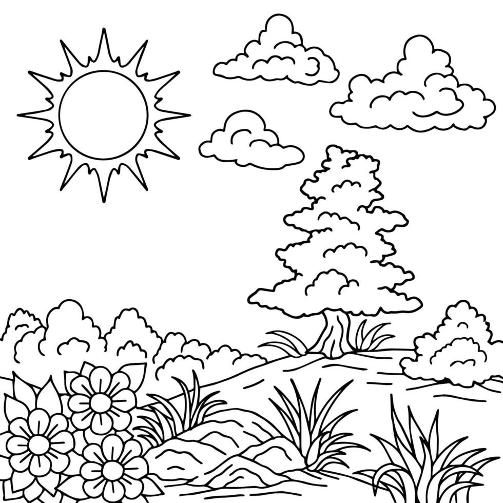 Top Imagenes De La Naturaleza Para Colorear Theplanetcomics Mx 5022