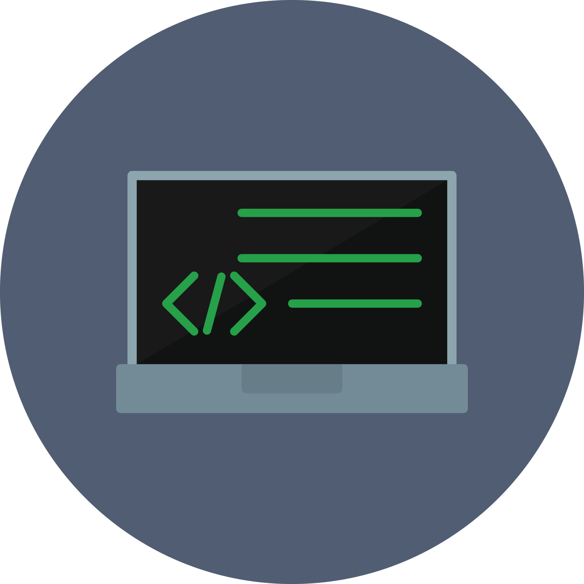 Programming Flat Circle Multicolor Vector Art At Vecteezy