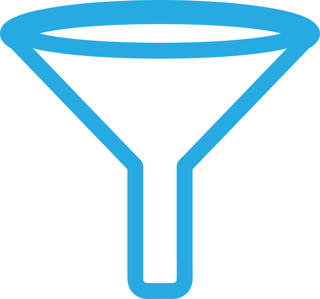 diseño de símbolo de signo de icono de filtro 10147697 PNG