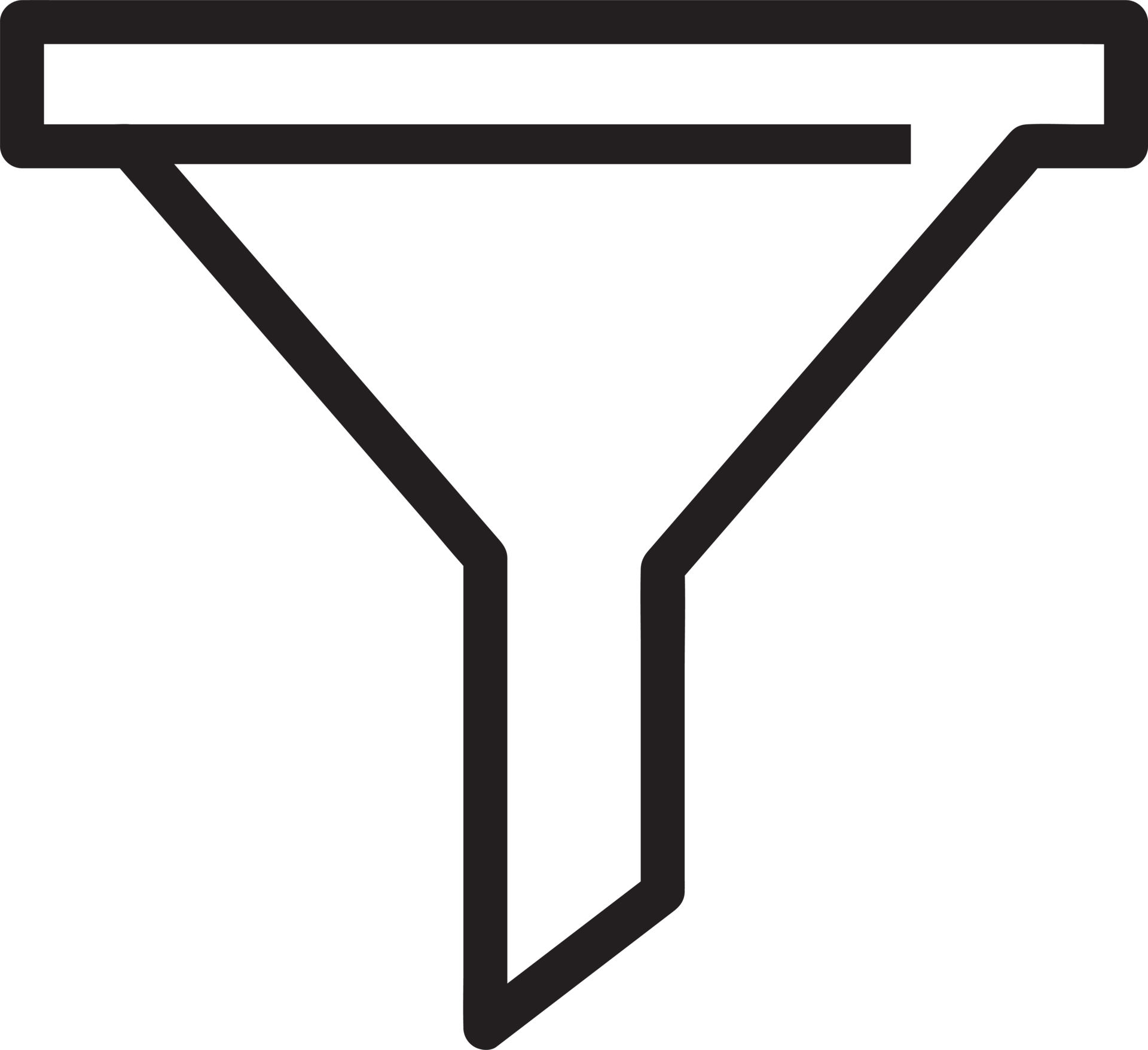 design de símbolo de sinal de ícone de filtro PNG