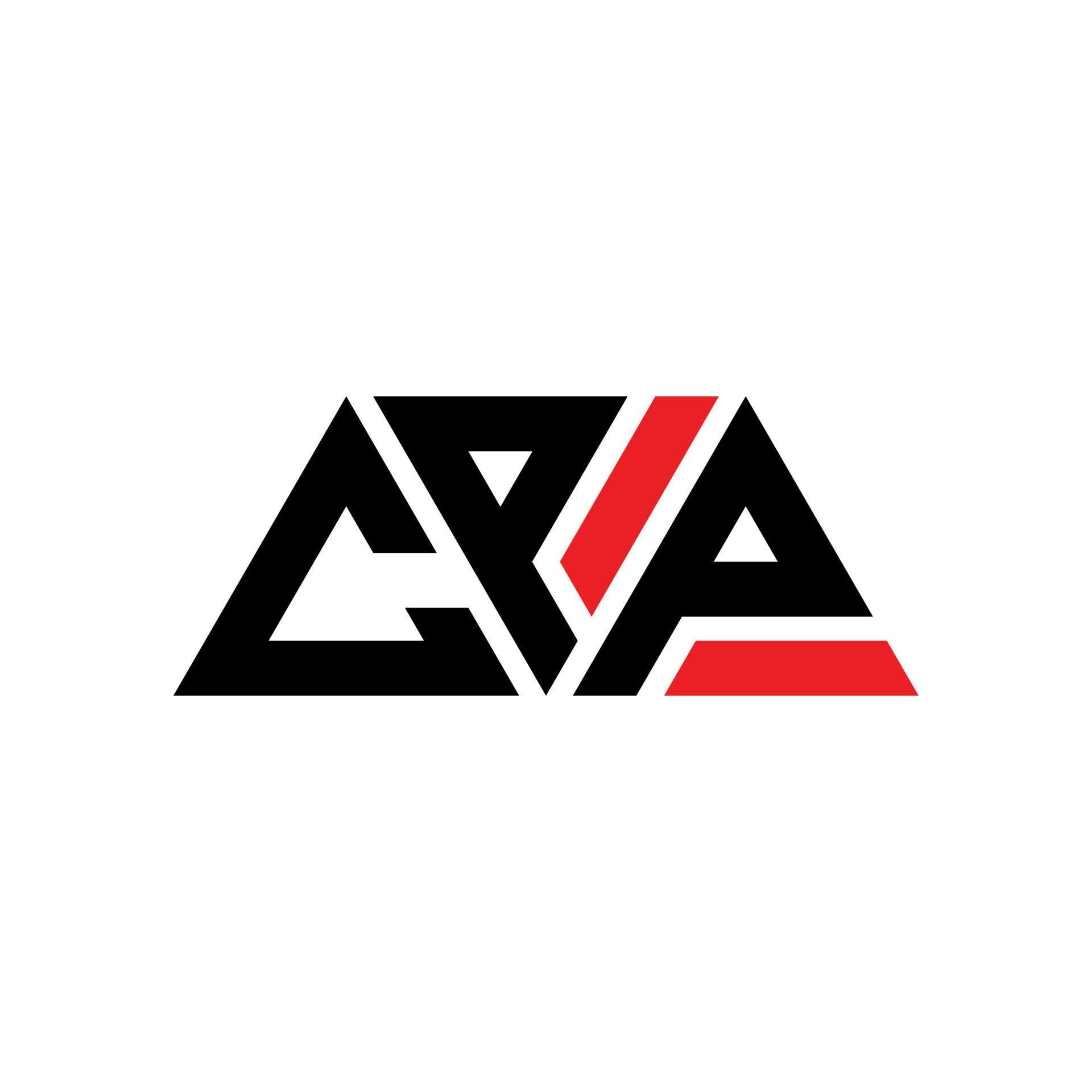 CPP Triangle Letter Logo Design With Triangle Shape CPP Triangle Logo Design Monogram CPP