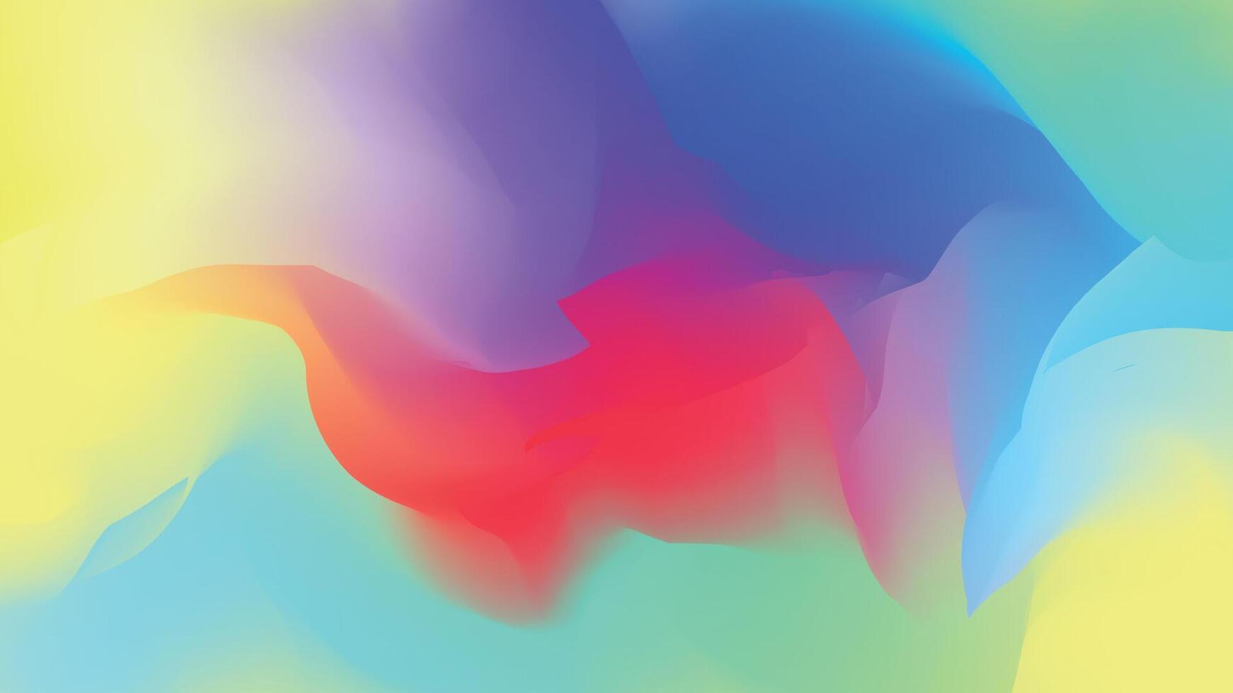 Abstract Geometry Background With Unique Color Style For Wallpaper