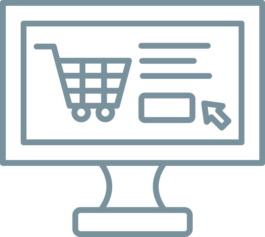 icono de línea multicolor de compras en línea 10620852 Vector en Vecteezy