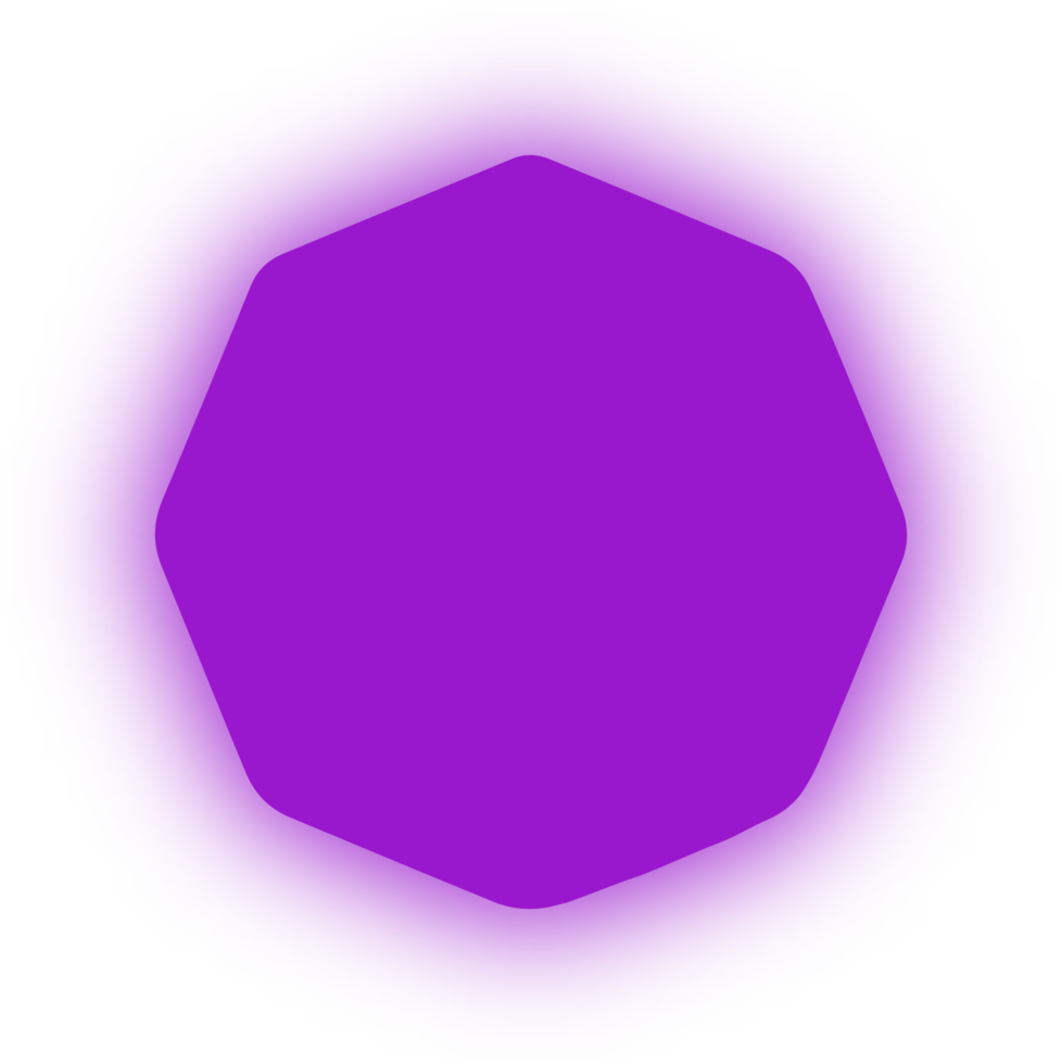 banner octágono púrpura neón octágono neón 10976221 PNG