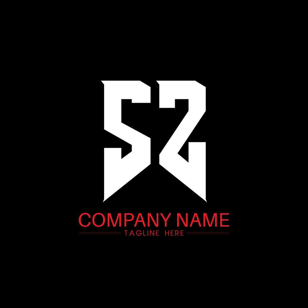 Dise O Del Logotipo De La Letra Sz Letras Iniciales Sz Icono Del