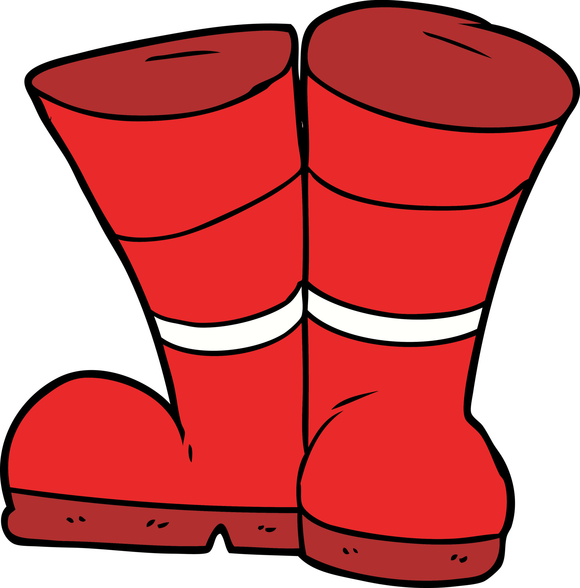 Dibujos Animados De Botas Wellington 12543543 Vector En Vecteezy