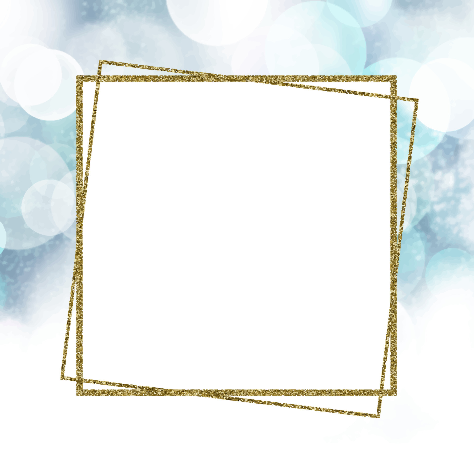 Winter Background Frame Christmas Winter Festive Light Color