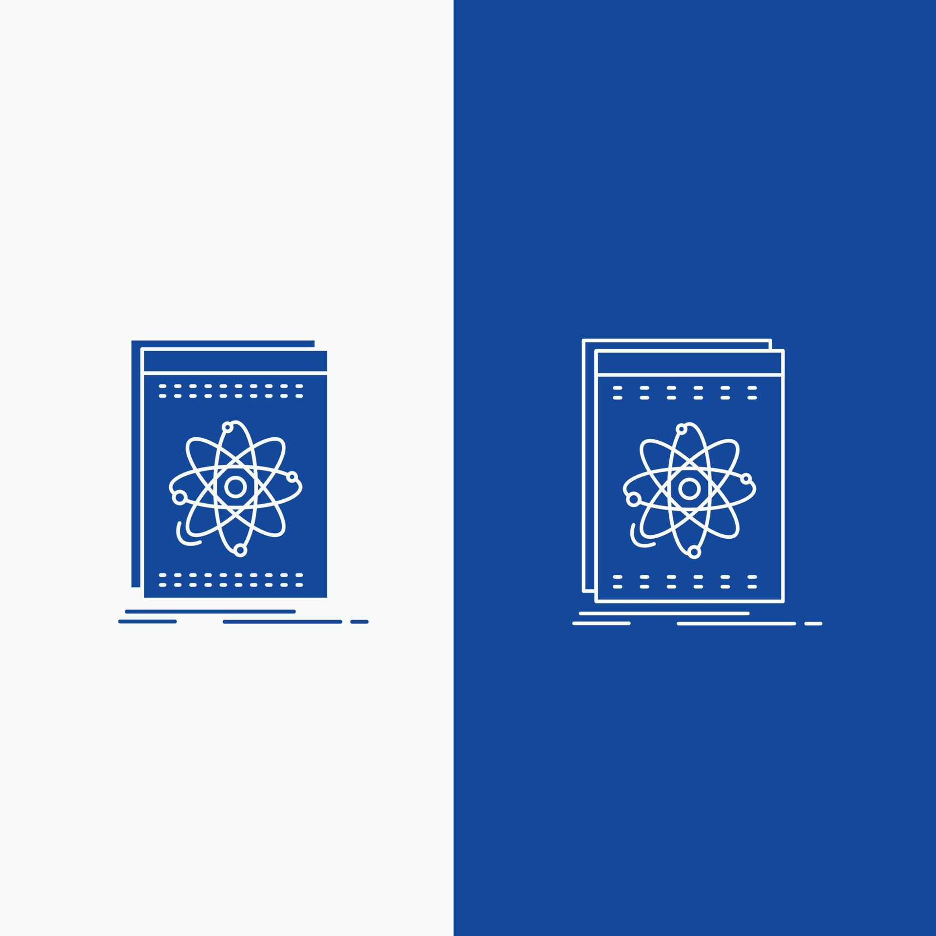 Api Application Developer Platform Science Line And Glyph Web