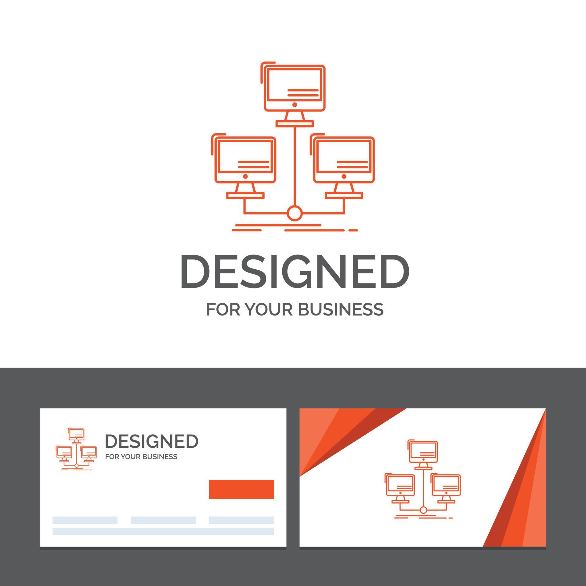 Business Logo Template For Database Distributed Connection Network