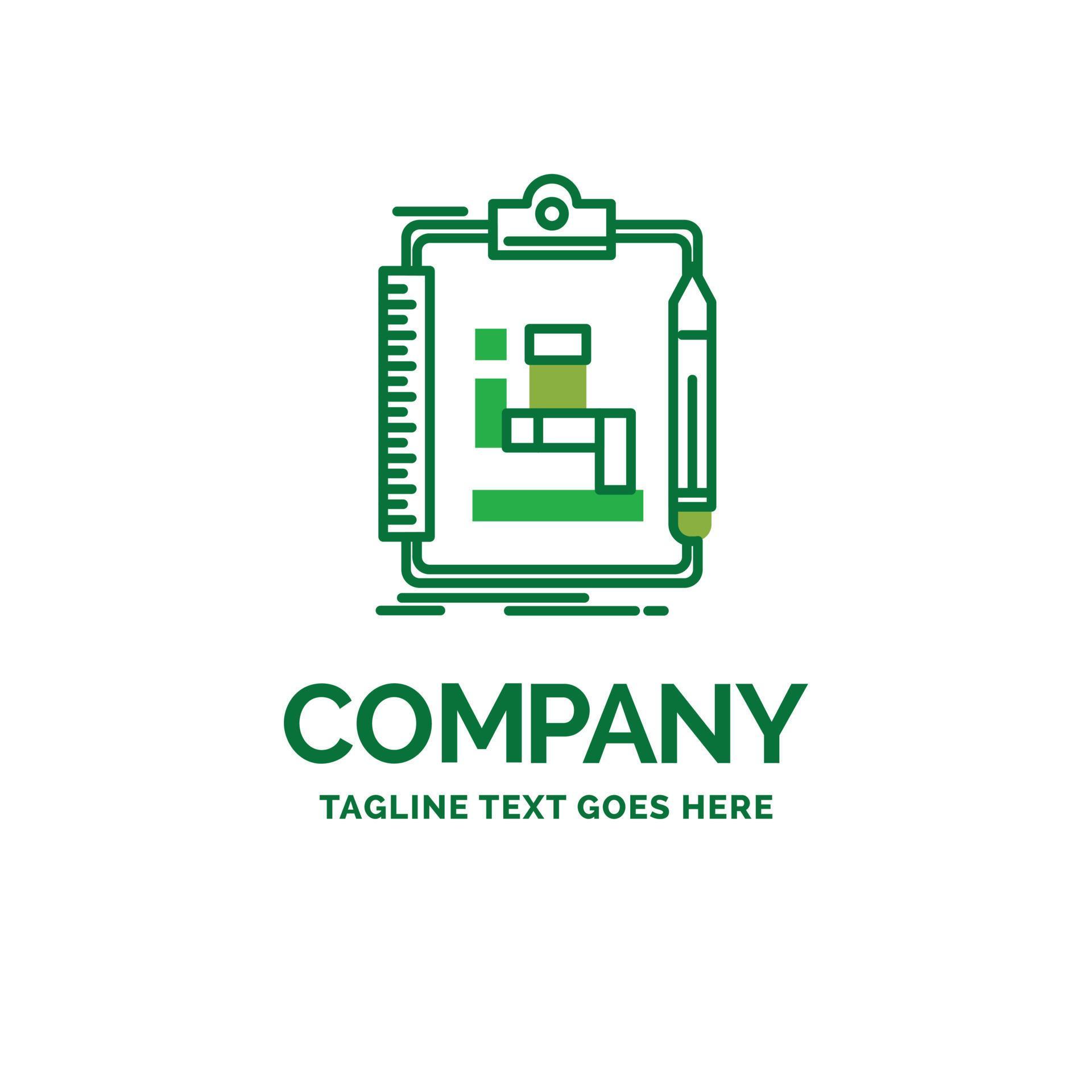 Algorithm Process Scheme Work Workflow Flat Business Logo Template