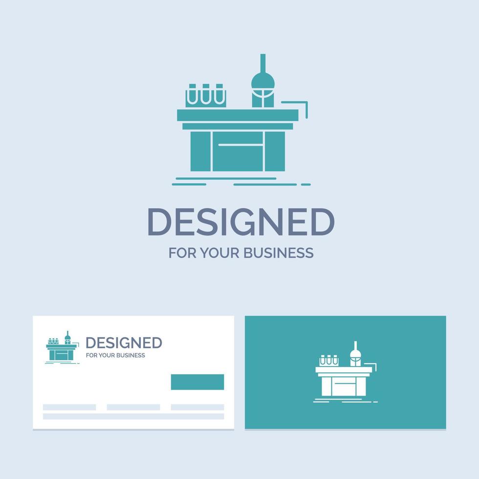 Biology Chemistry Lab Laboratory Production Business Logo Glyph