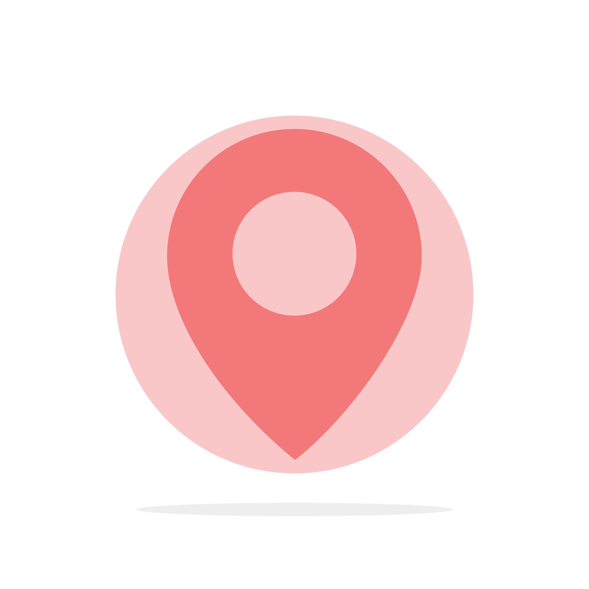 Twitter Location Map Abstract Circle Background Flat Color Icon