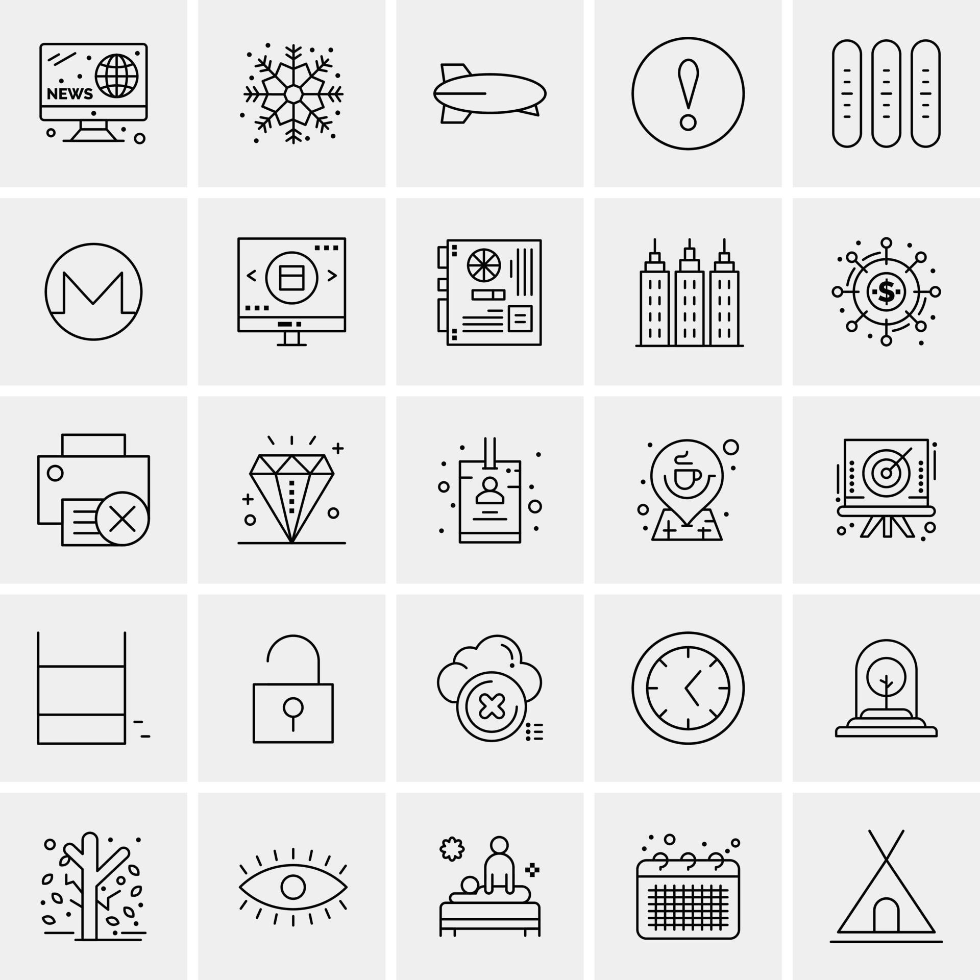 Compass Computer Timer Location Business Logo Template Flat Color