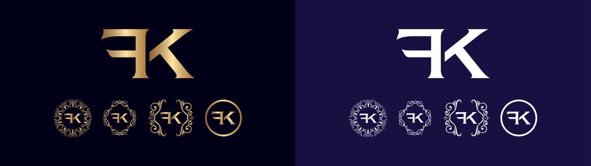 CORPORATE BRAND LOGO FK DESIGN 14196204 Vector Art At Vecteezy