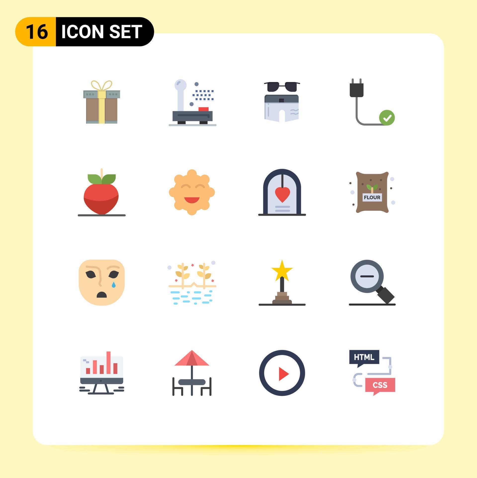 16 Flat Color Concept For Websites Mobile And Apps Devices Connected