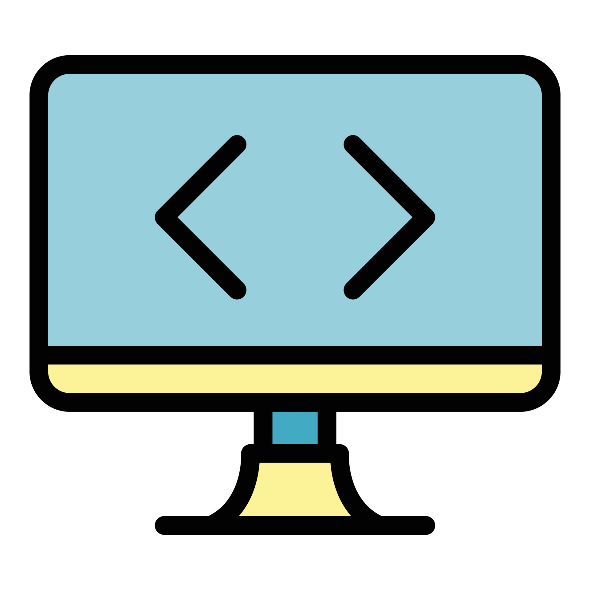 Operating System Programming Icon Color Outline Vector Vector