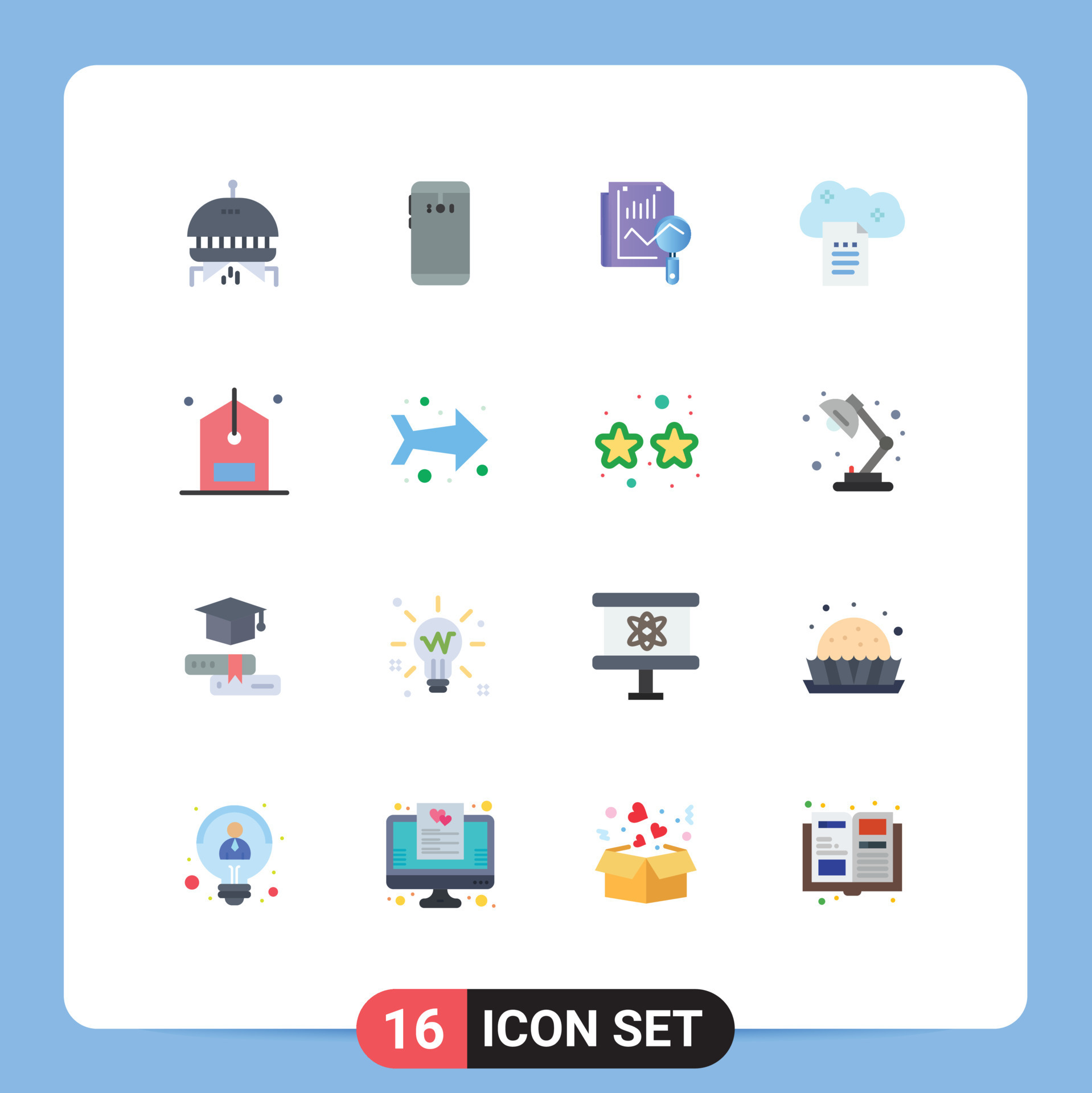 User Interface Pack Of 16 Basic Flat Colors Of Check Online Docs File