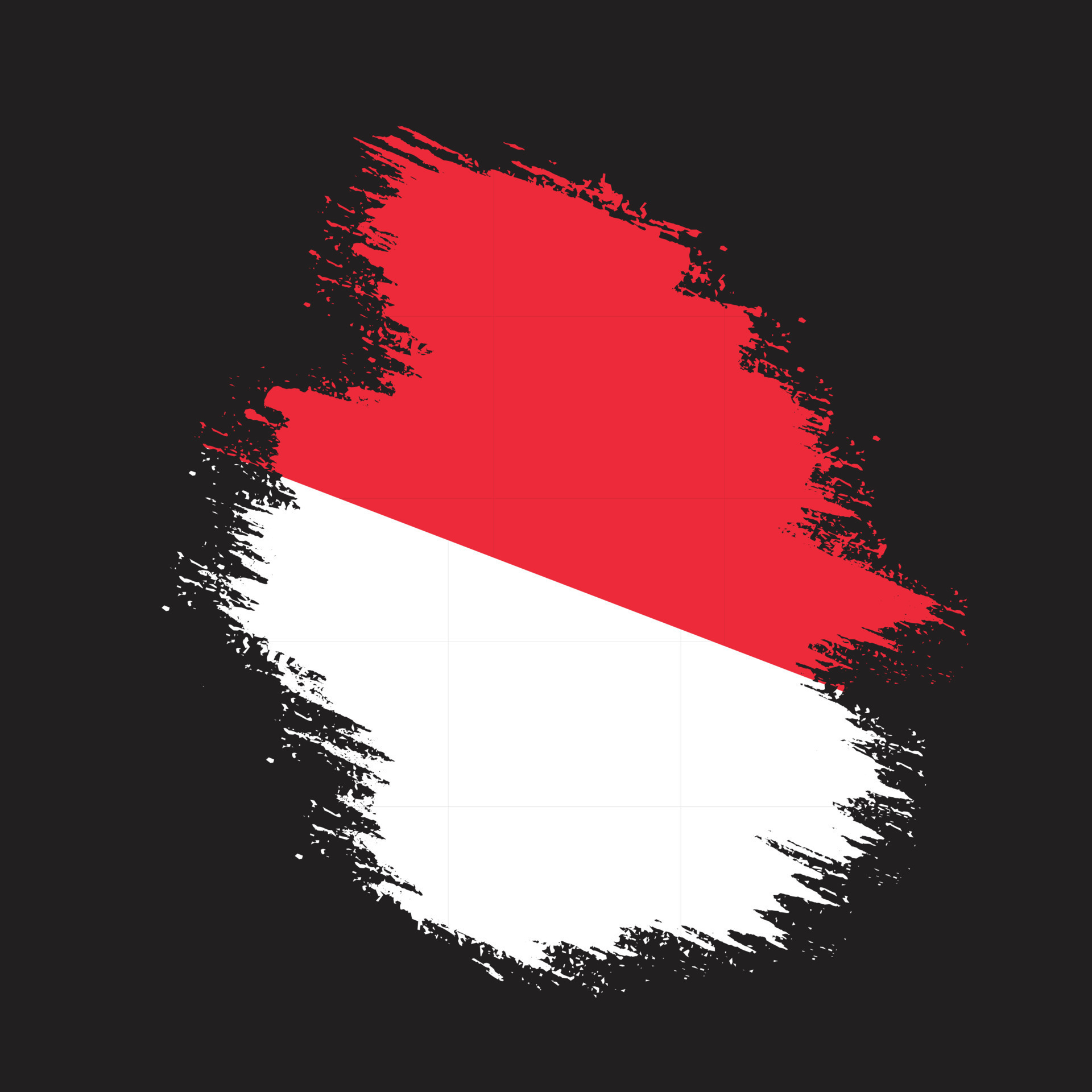 Vector De Bandera Grungy De Indonesia Vintage Vector En Vecteezy