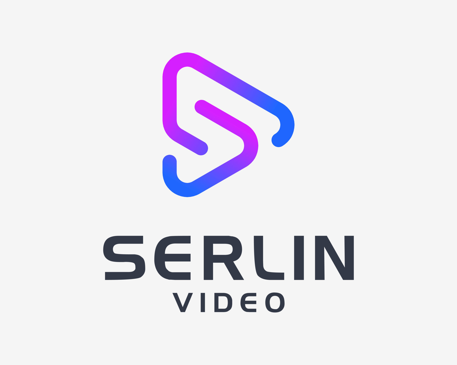 Letter S Play Button Media Music Video Player Audio Line Modern