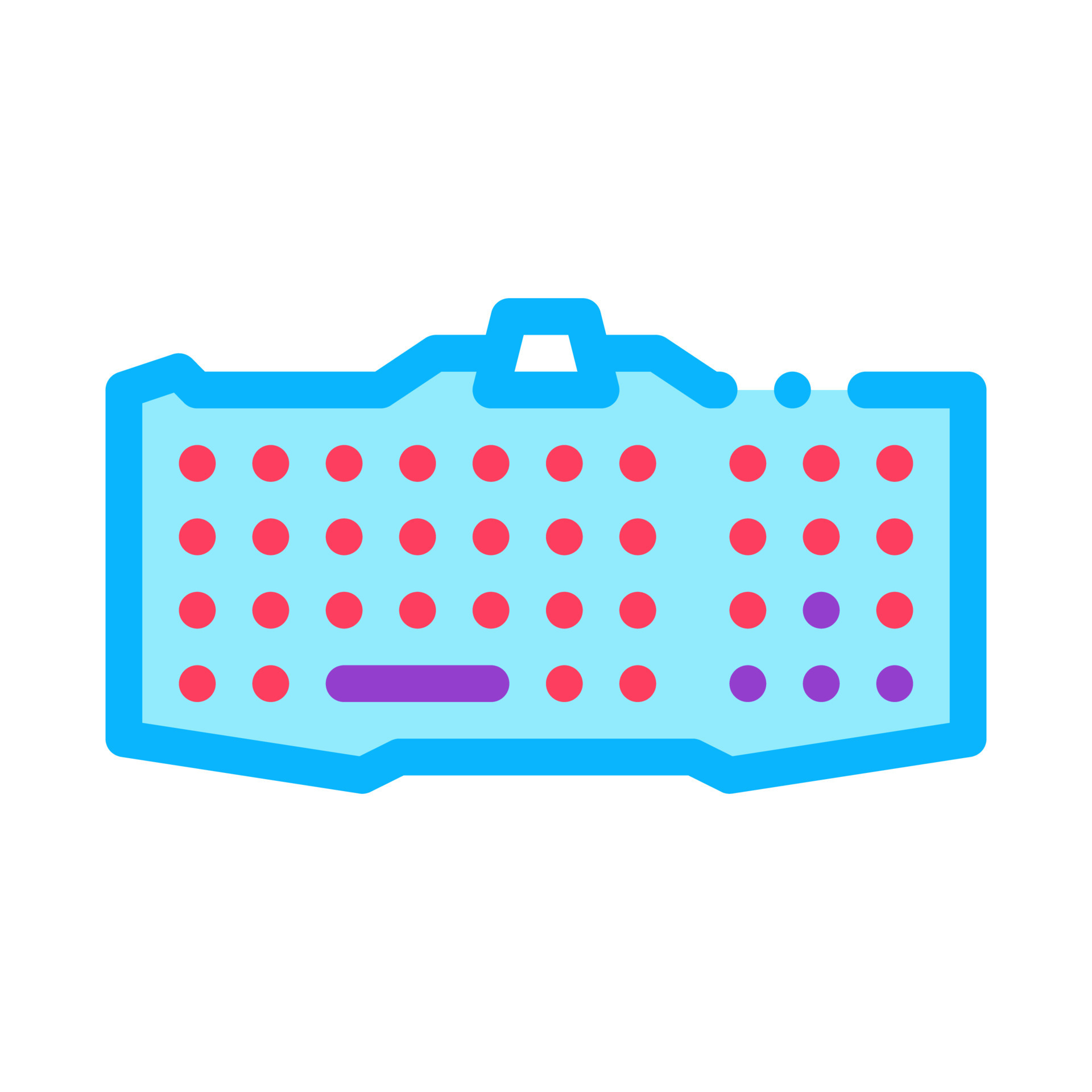 Keyboard Computer Color Icon Vector Illustration 17587498 Vector Art At