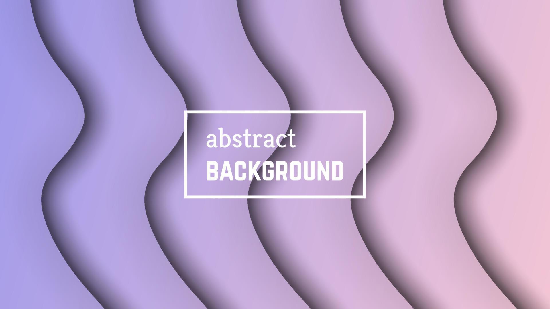 Abstract Minimal Wave Geometric Background Purple Wave Layer Shape For