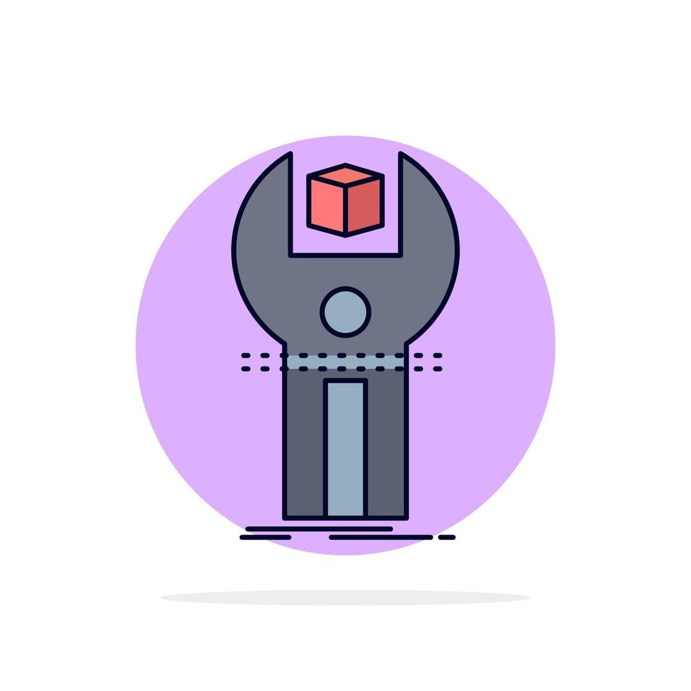 SDK App Development Kit Programming Flat Color Icon Vector 19093186
