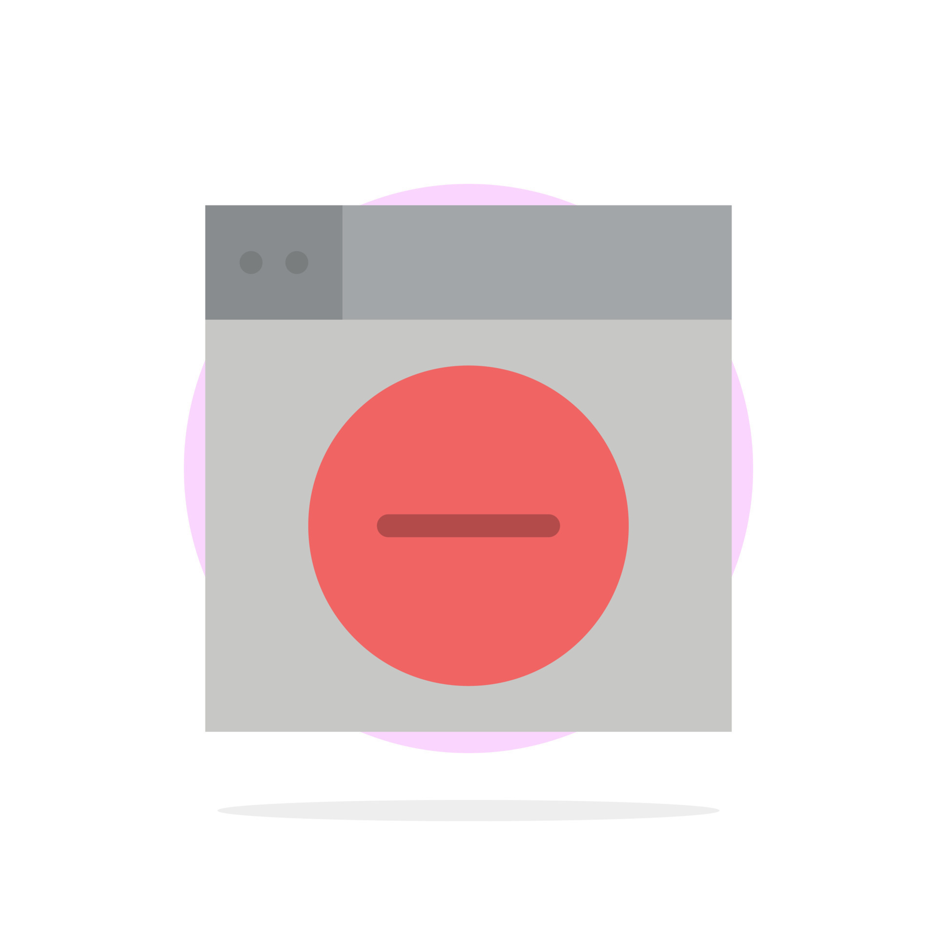 Web Design Less Minimize Abstract Circle Background Flat Color Icon