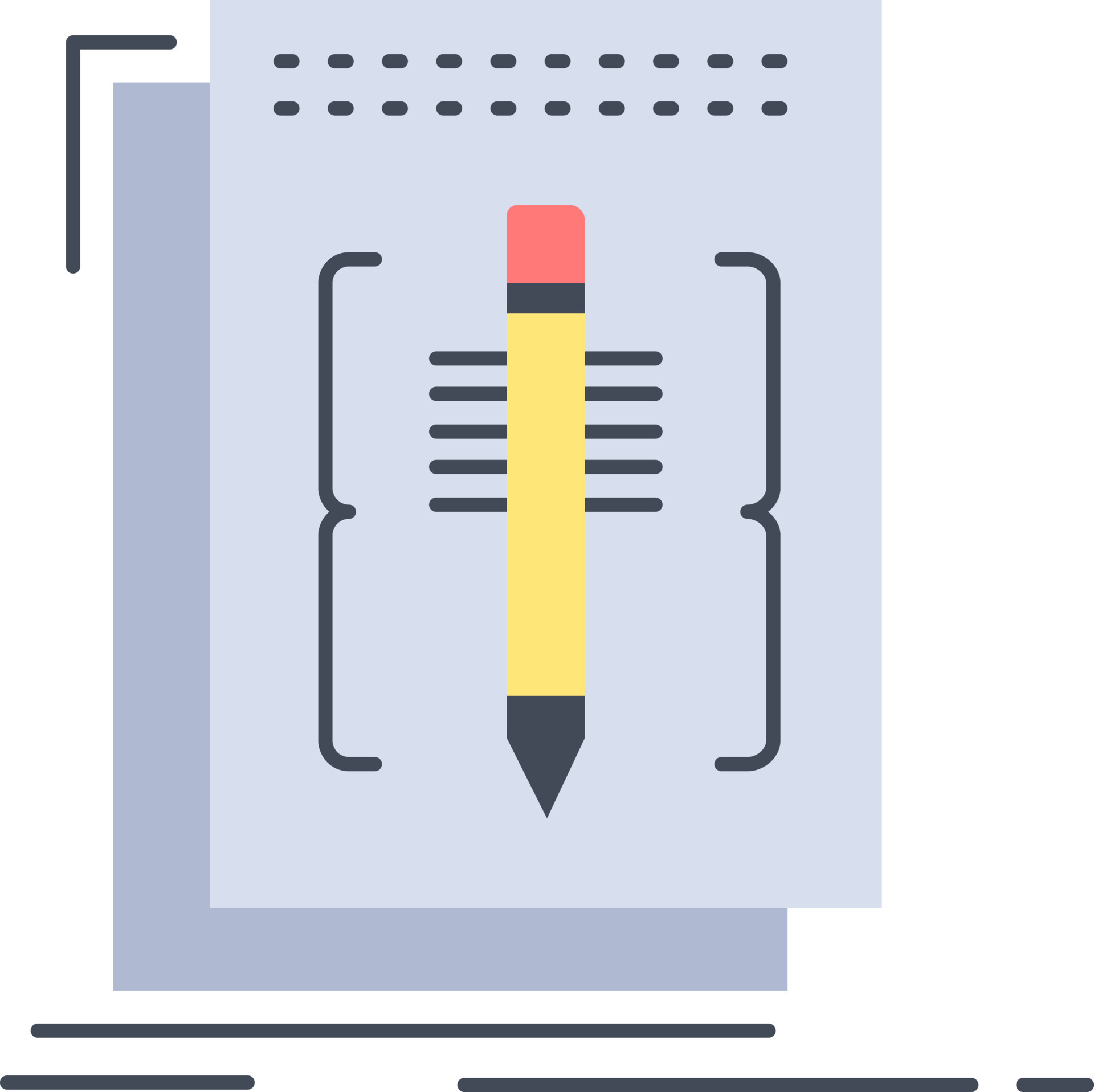 Code Edit Editor Language Program Flat Color Icon Vector Vector Art At Vecteezy