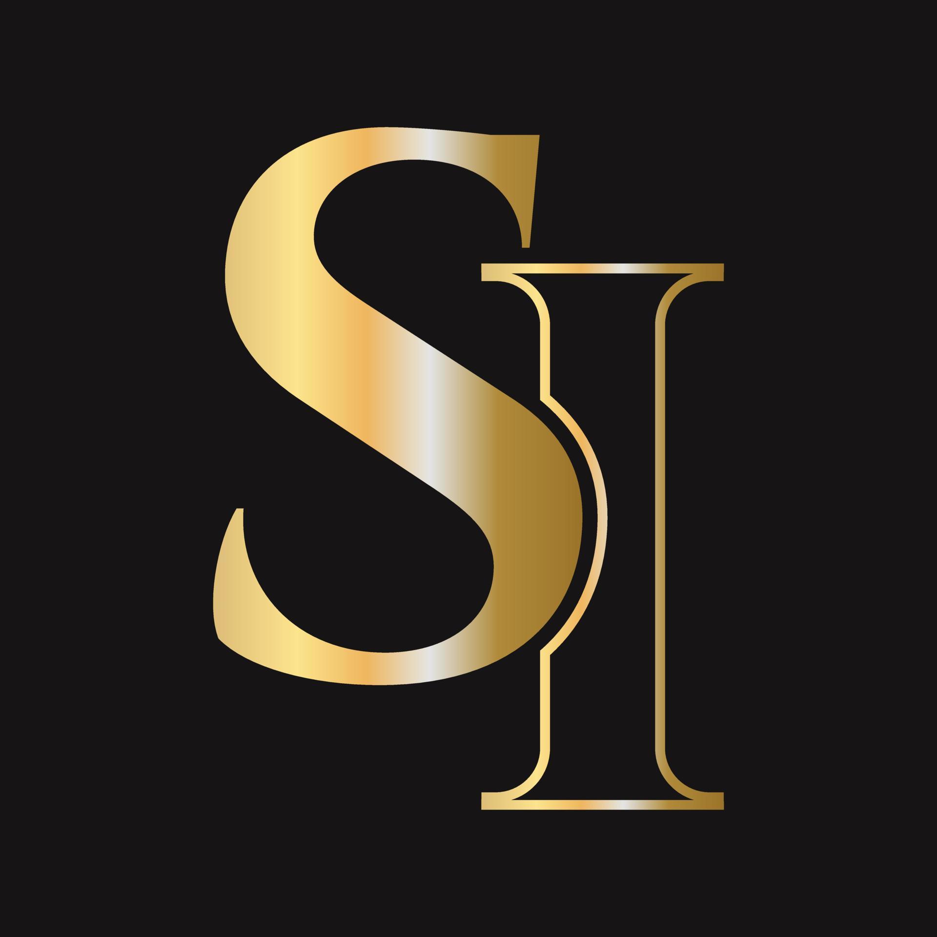 Monogram SI Logo Design IS Logotype 19482663 Vector Art At Vecteezy