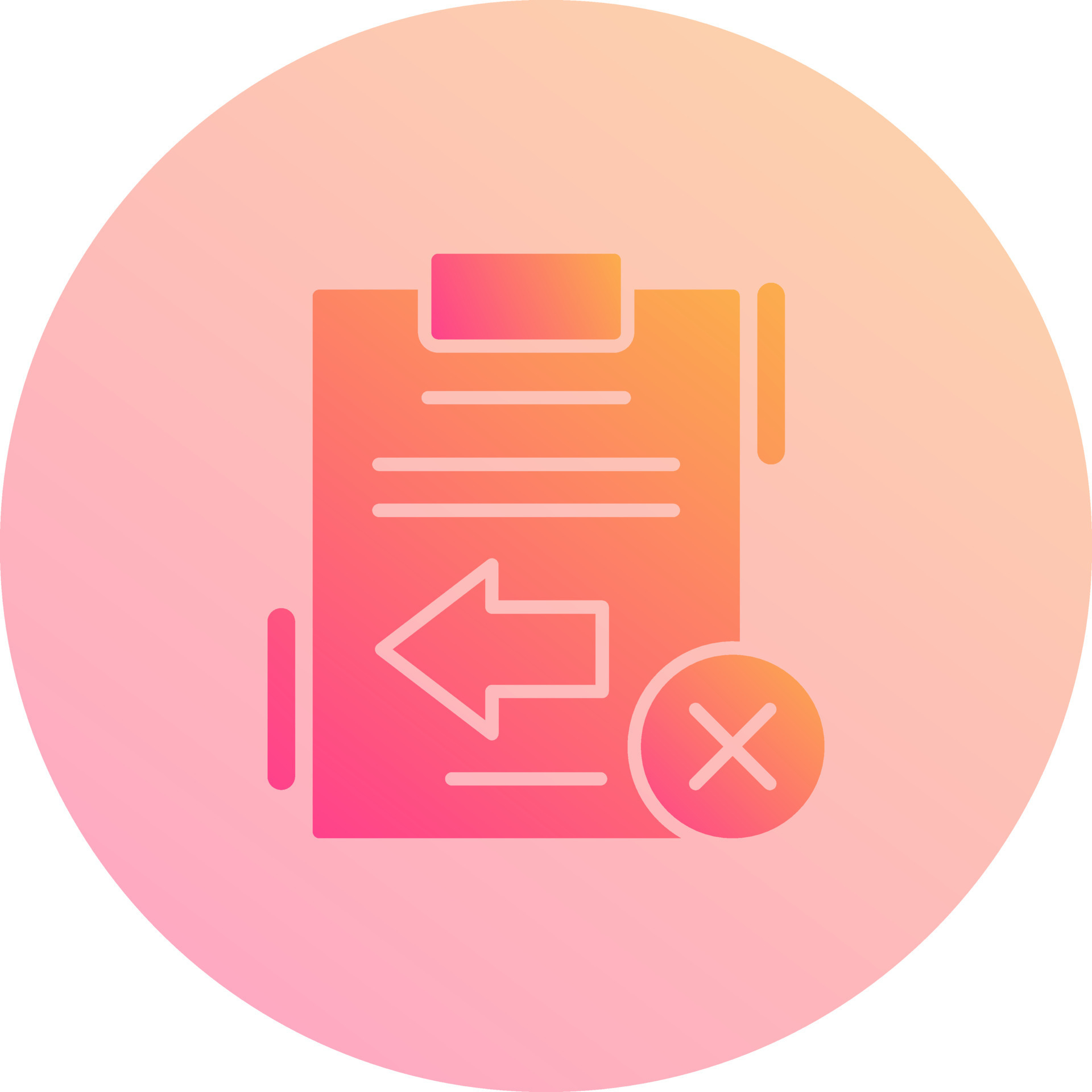Return Failed Vector Icon 21438046 Vector Art At Vecteezy