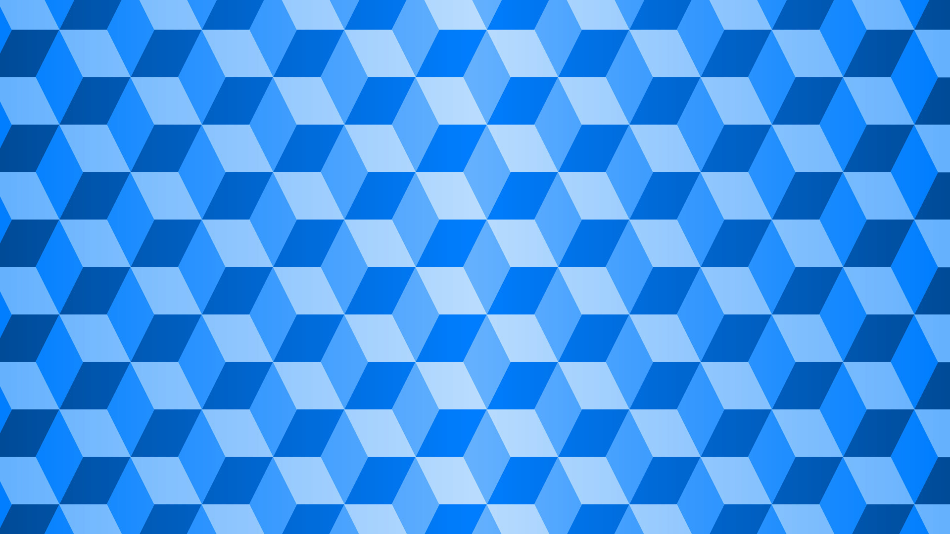 Geometric Pattern Of Cube Illustration Of Geometric Pattern With Blue