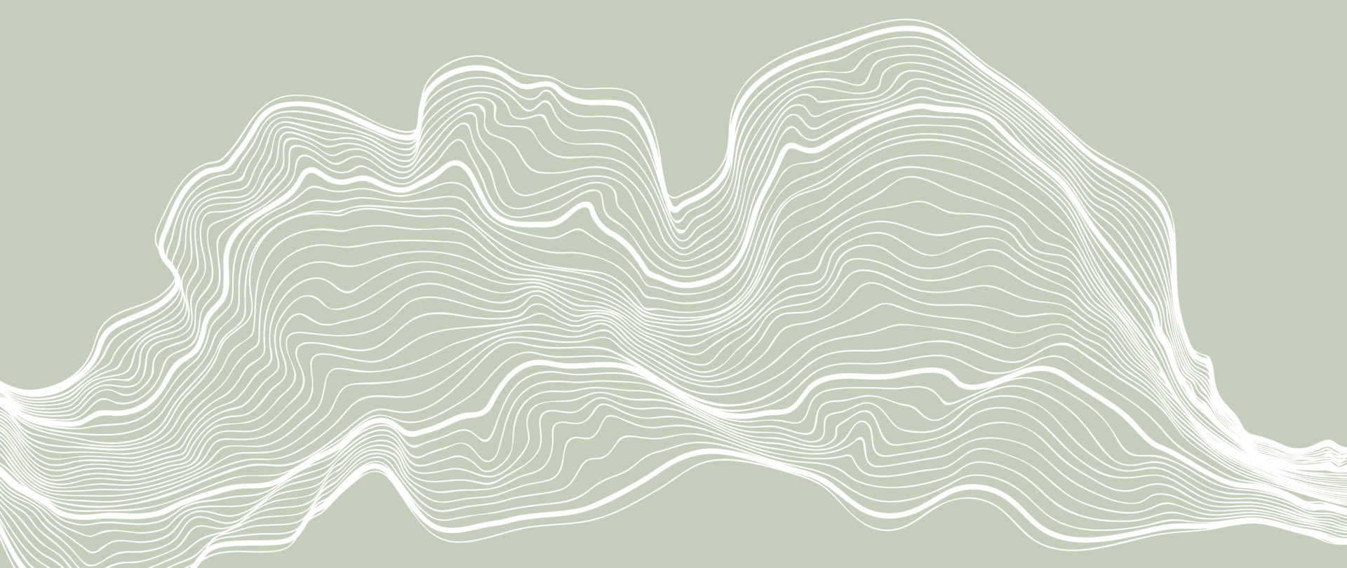 Abstract Line Art Background Vector Minimalist Pencil Hand Drawn