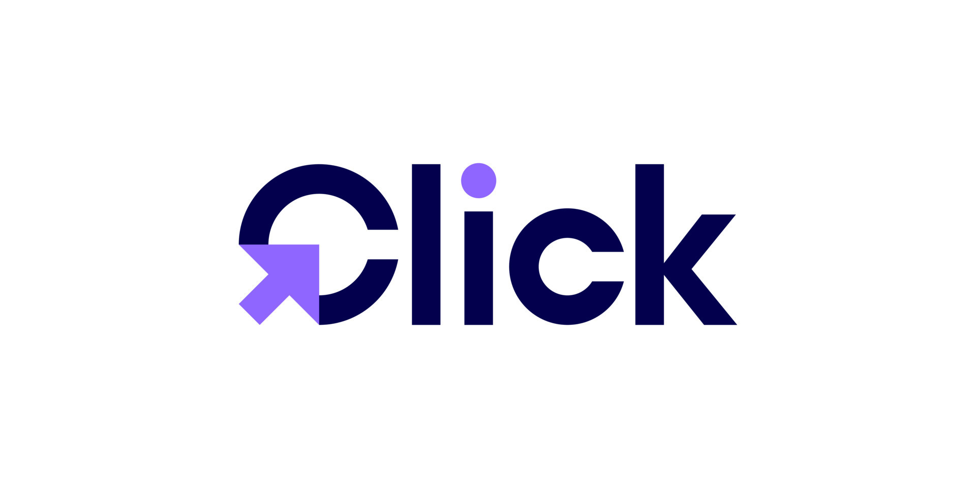 Click Wordmark Logo Design Vector Illustration This Logo Can Be Used