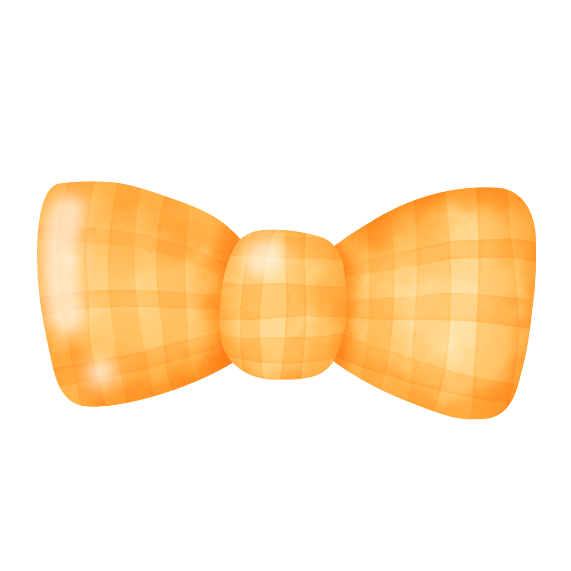 Aquarell Orange Schleife Png
