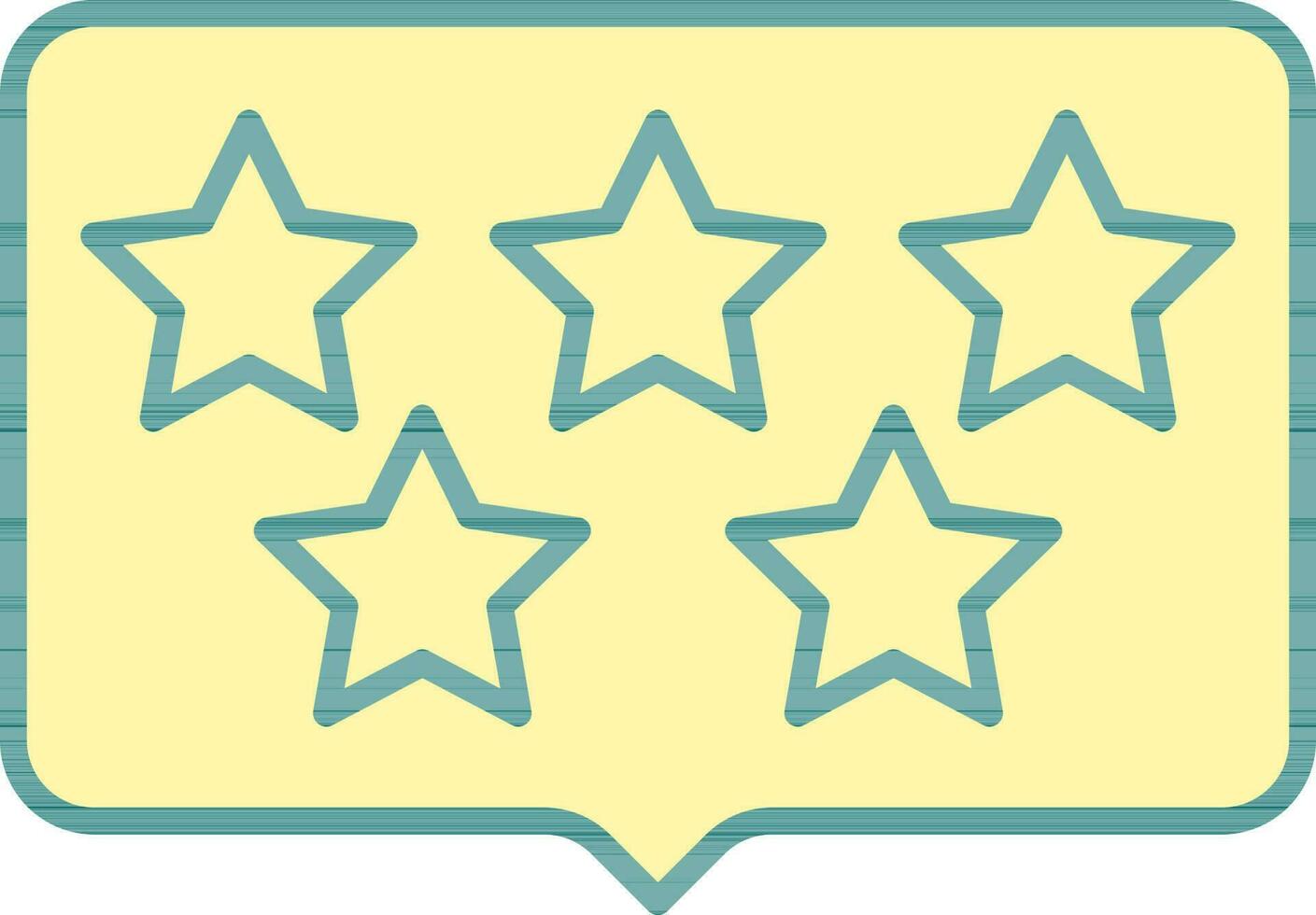 Star Message Icon In Yellow And Green Color 24447754 Vector Art At